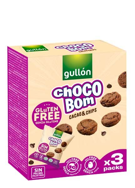 Gullón Choco Bum Cacao & Chips Cookies glutenfreie Cookies, 1,79